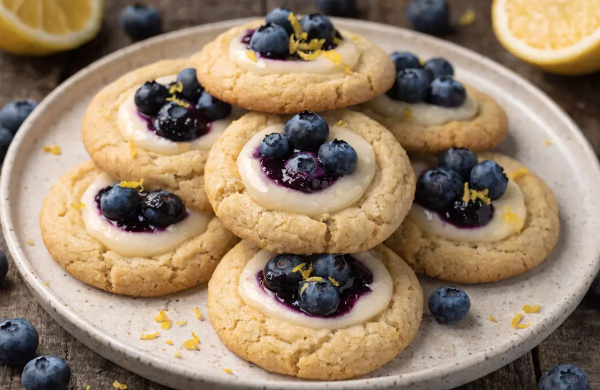 Irresistible Lemon Blueberry Cheesecake Cookies Recipe